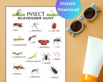 Park Scavenger Hunt I Spy Checklist Summer Activity - Etsy