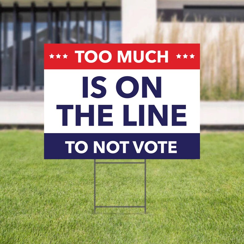 Vote 2020 Yard Sign Presidential Election Sign Campaign | Etsy