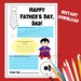 Father's Day Printable My Dad is a Superhero Happy Birthday Dad ...