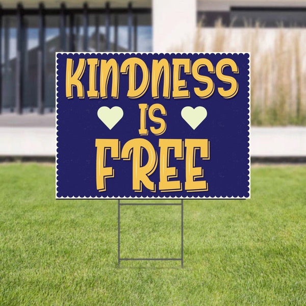 Kindness Sign - Etsy