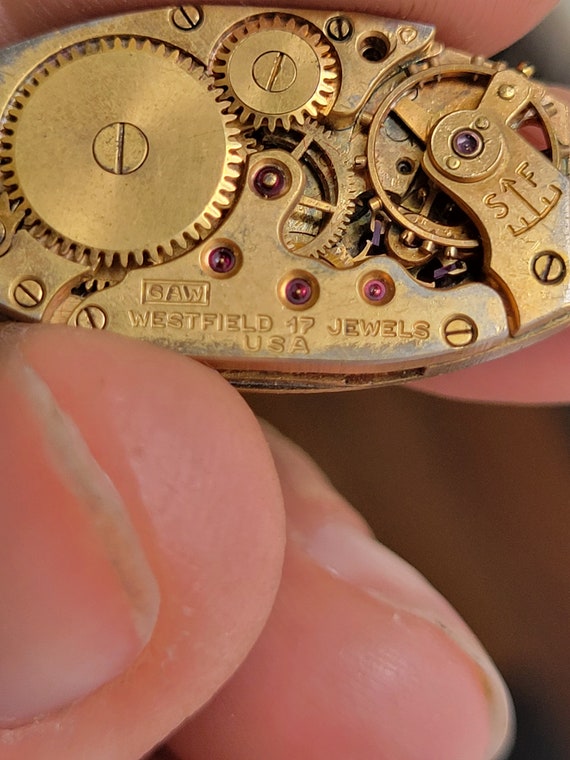 Vintage 1970s Unique Westfield 17 Jewels USA GAW watc… - Gem
