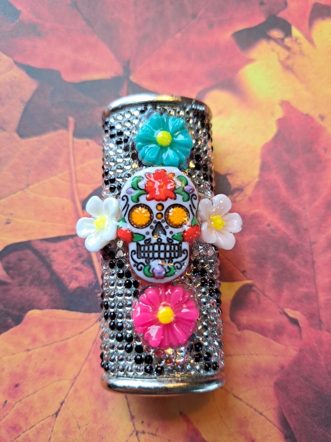 Skull Lighter Case, Lighter Cover, Lighter Sleeve, Lighter Case, Sugar ...