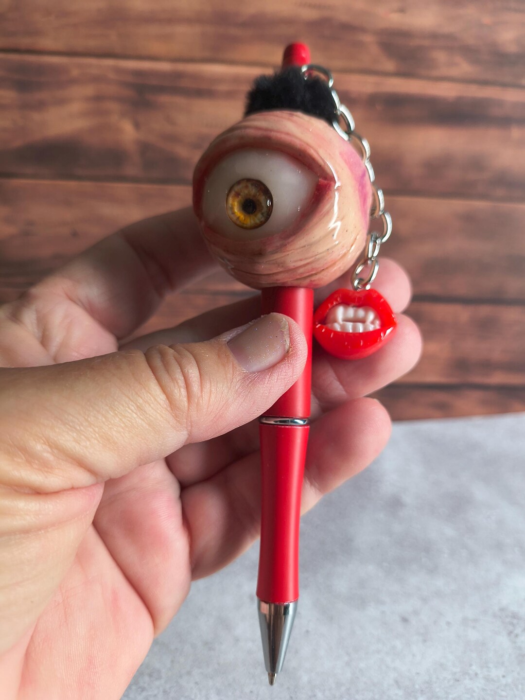 Eyeball Pen, Writing, Office Supplies, Halloween, Gothic - Etsy