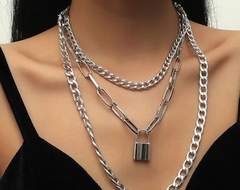 Layered Metal Jewelry - Etsy