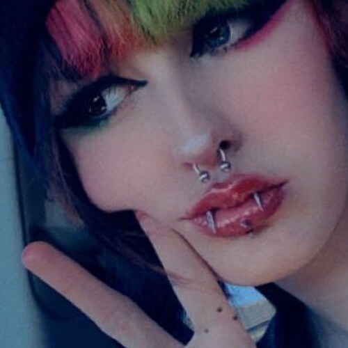 Vampire Septum Dracula Nail Piercing Tiger Tooth Fangs Nail - Etsy