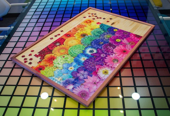 Puzzle Board Premium Handcrafted Hard Wood Multiple Size | Etsy