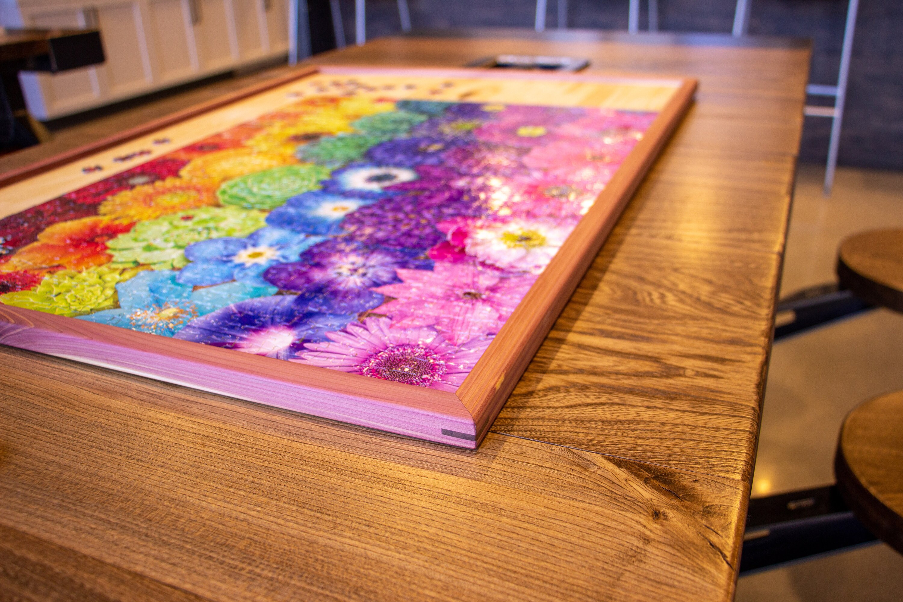 Puzzle Board Premium Handcrafted Hard Wood Multiple Size for 750, 1000 ...