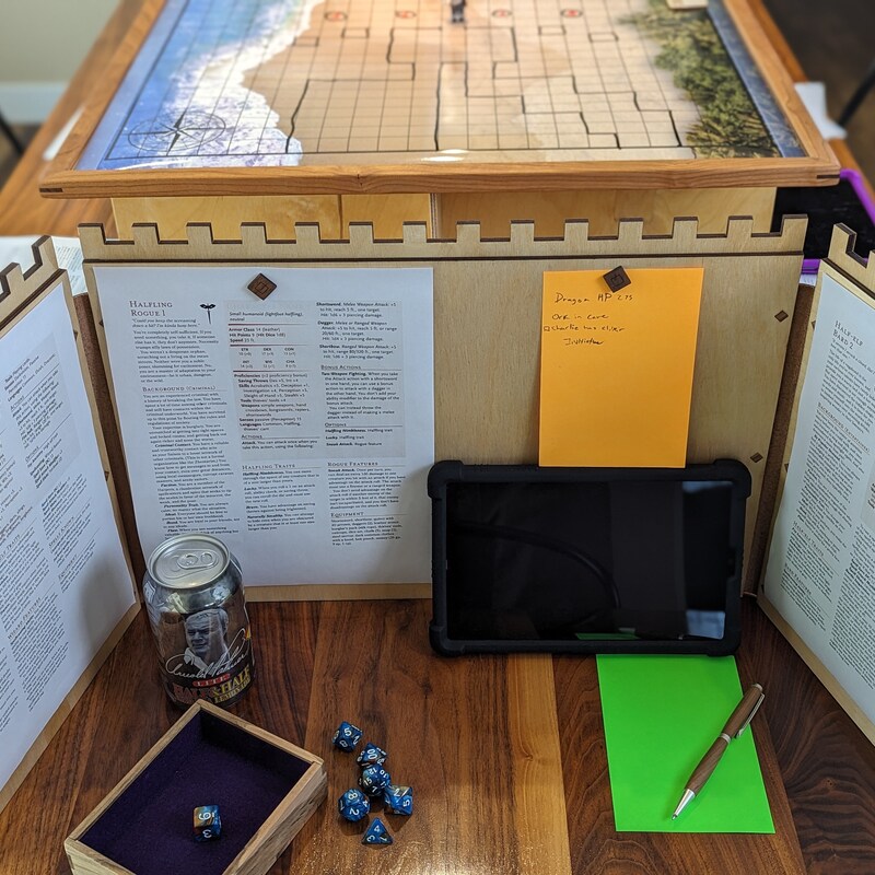 Dungeon Master Screen - Etsy