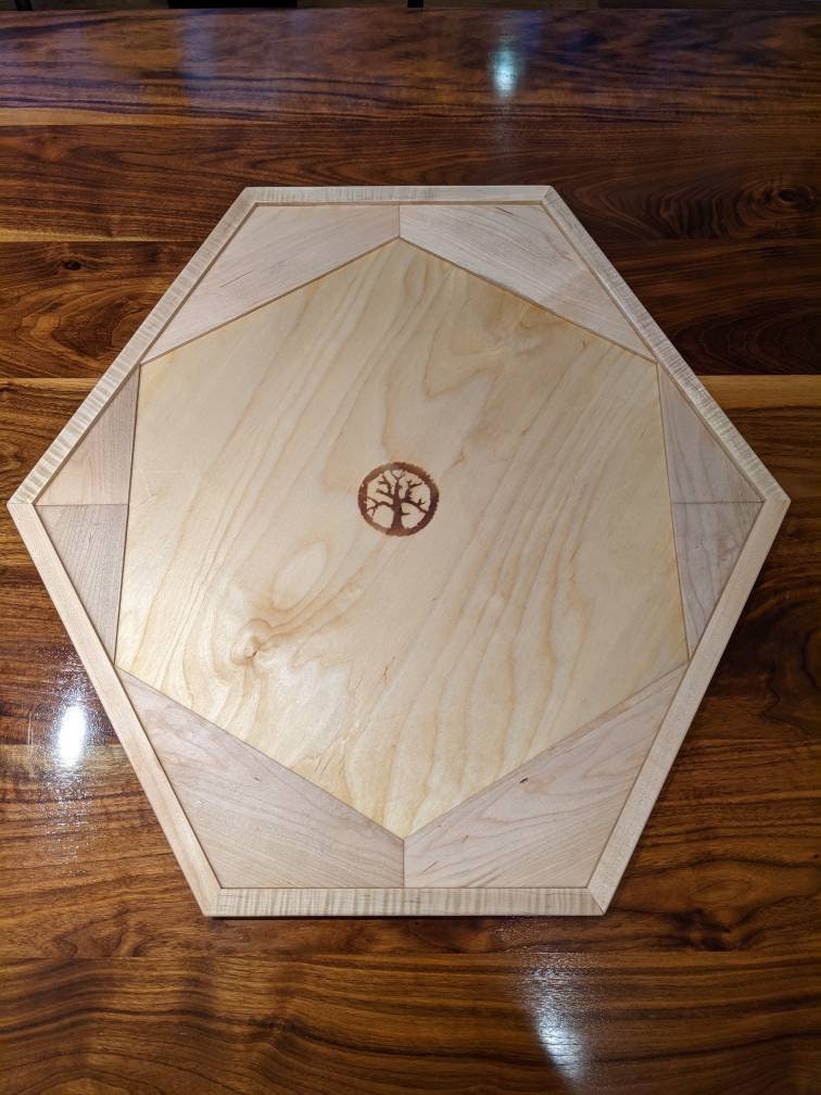 Wooden Catan Board Tray Handcrafted Cedar/maple/birch - Etsy