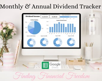 Dividend Tracker / Track Your Dividends in Google Sheets / Dividend ...