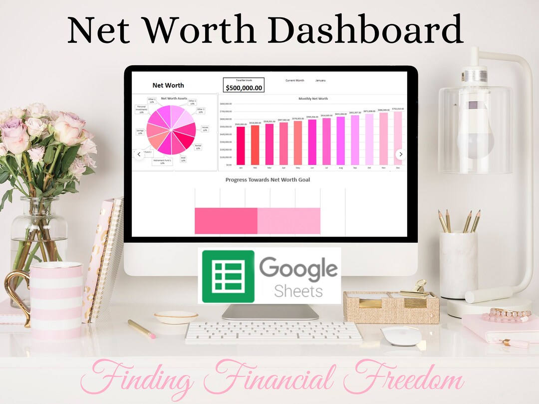 Net Worth Tracker Template Google Sheets / Track My Net Worth / Net ...