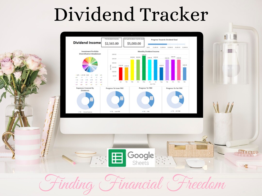 Dividend Tracker / Track Your Dividends in Google Sheets / Dividend ...