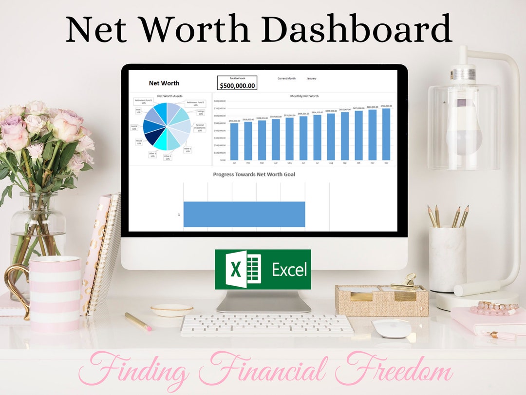 Net Worth Tracker Template Excel / Track My Net Worth / Net Worth ...