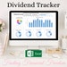 Dividend Tracker / Track Your Dividends in Microsoft Excel / Dividend ...