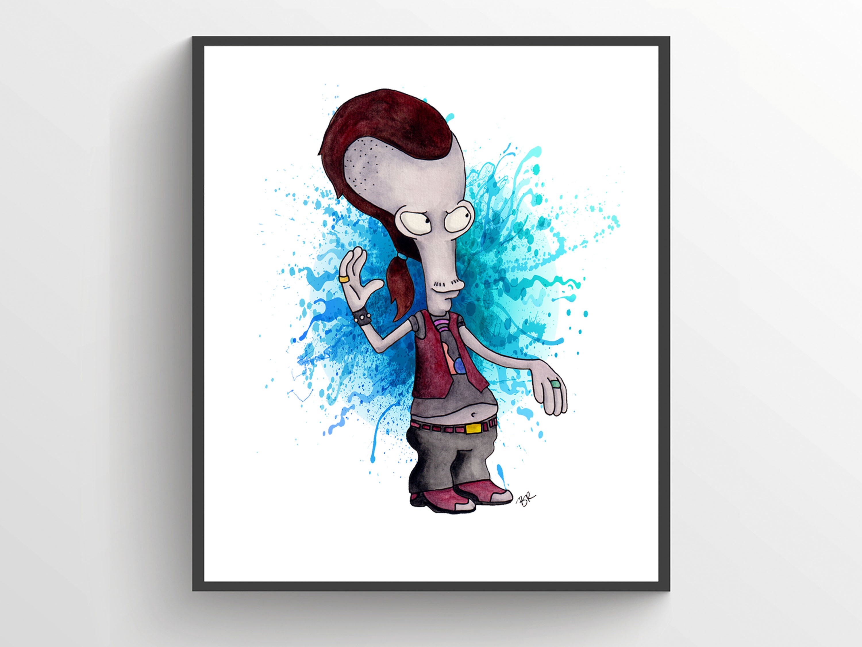 American Dad Roger Disguises Poster