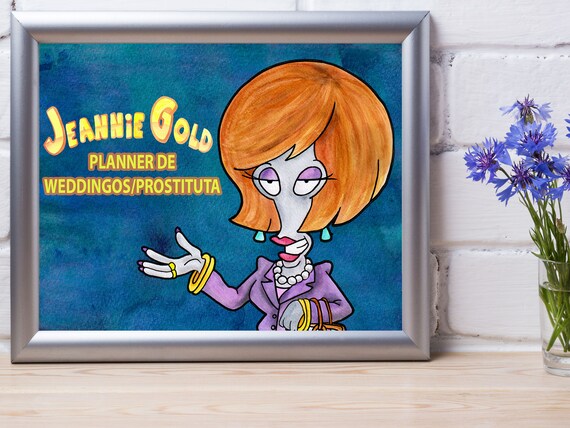 American Dad Roger Disguises Poster