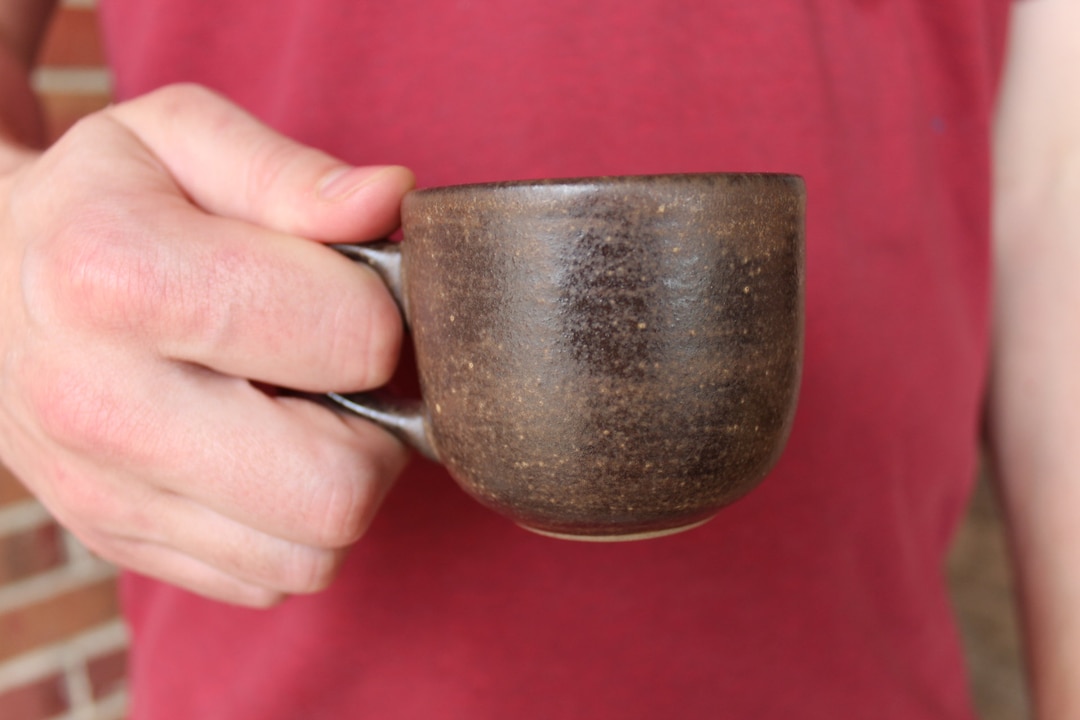 Stoneware One-finger Espresso Mug - Etsy