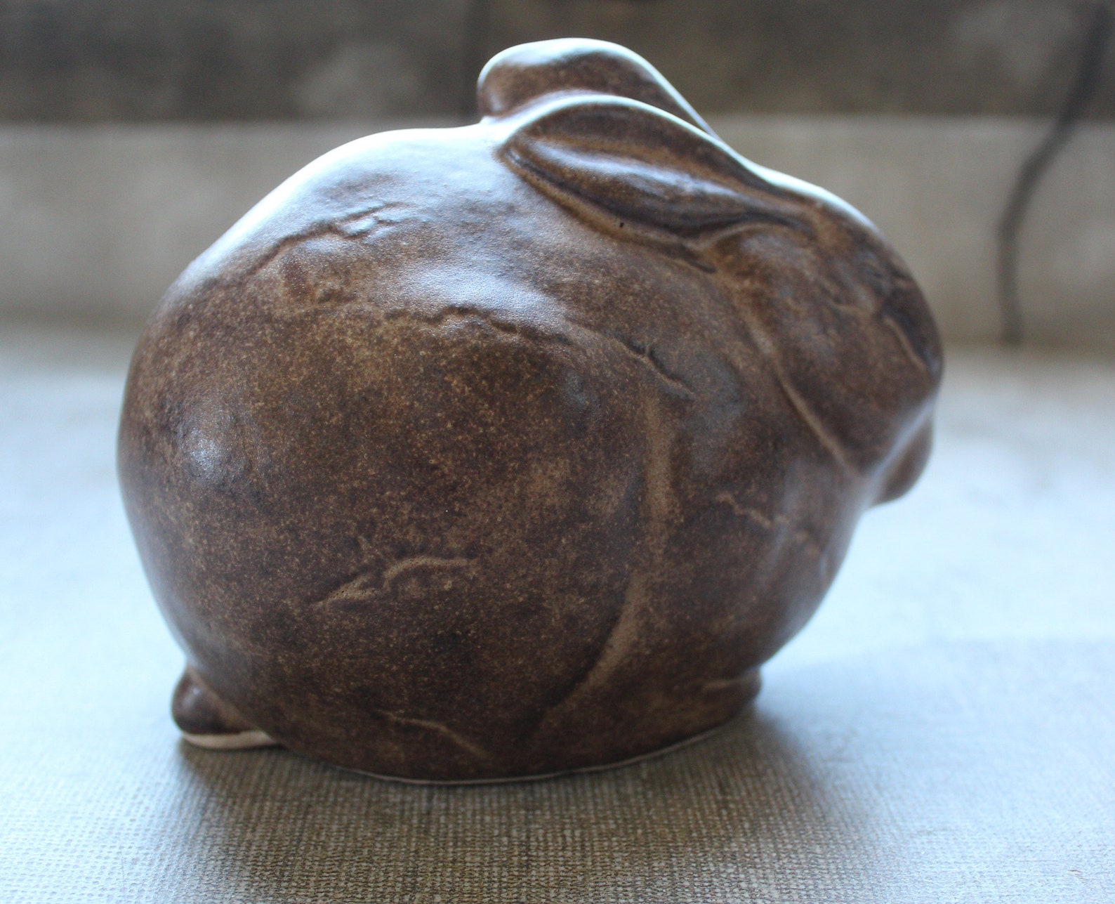 Stoneware Rabbit - Etsy
