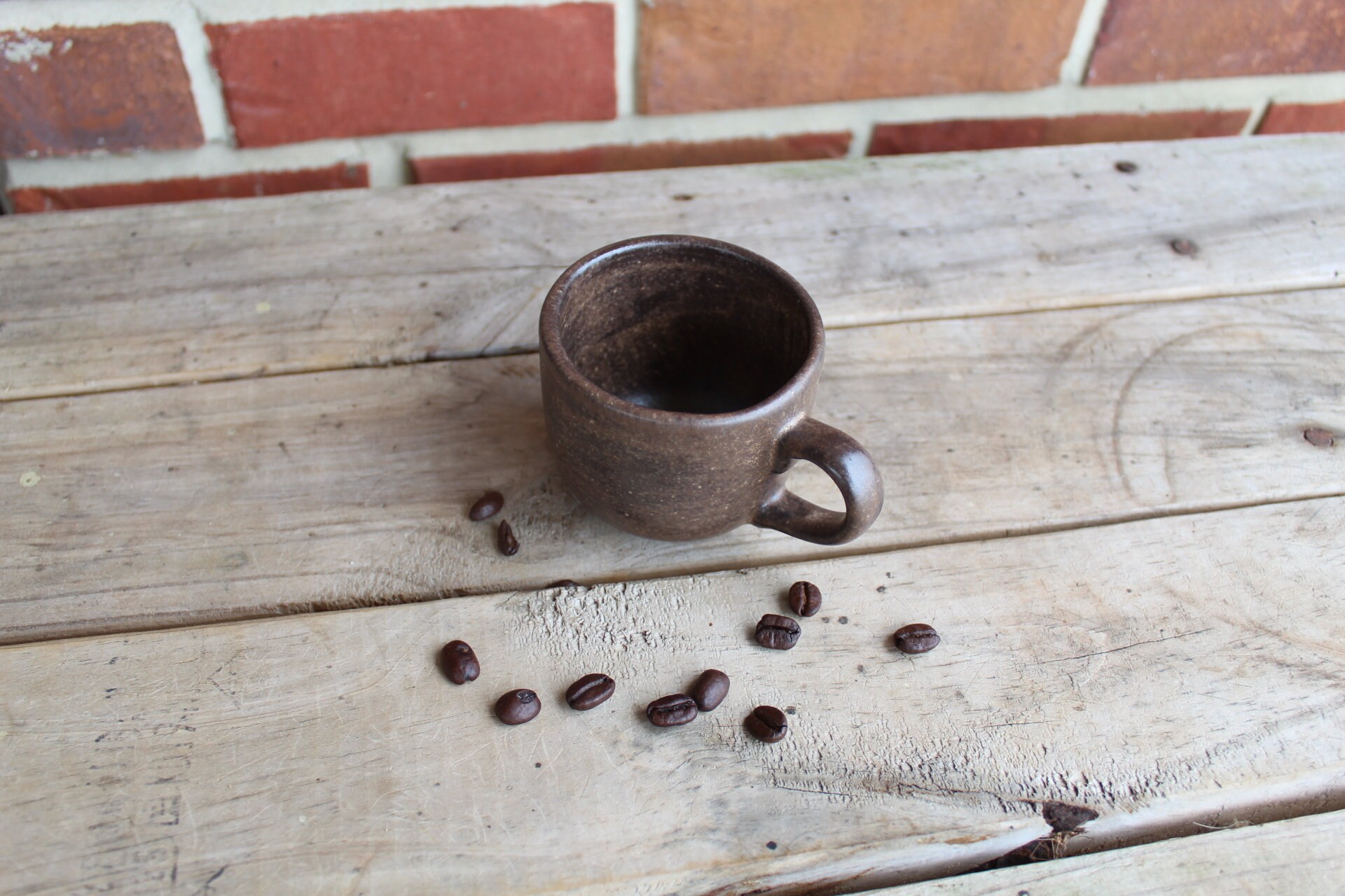 Stoneware One-finger Espresso Mug - Etsy