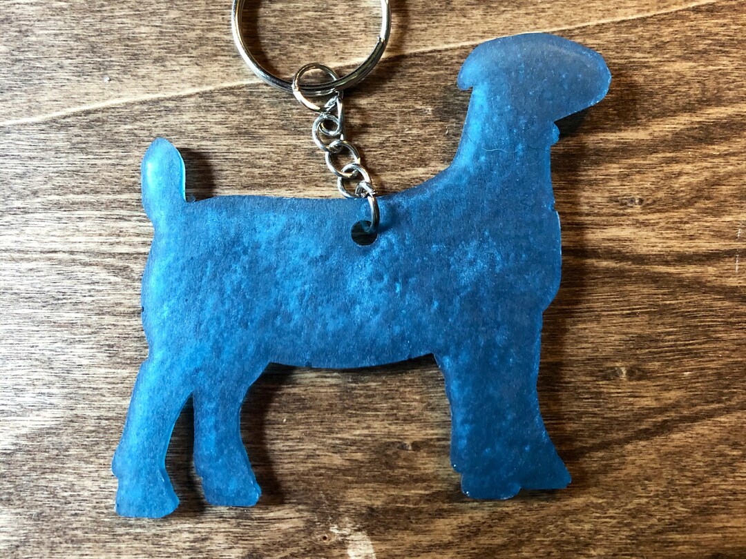 Show Goat/boer Keychain - More Colors Available! - 4H/FFA Livestock ...