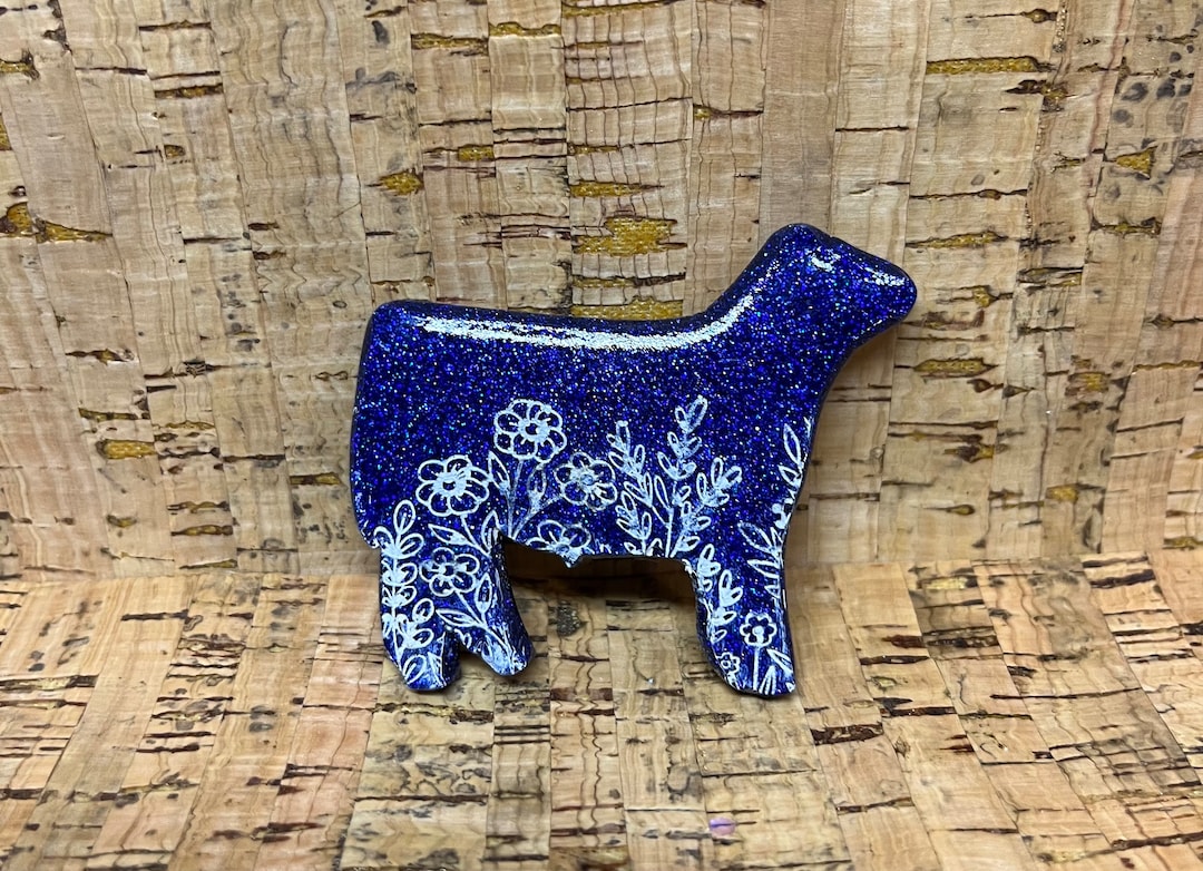 Floral Show Steer Keychain - More Colors Available! - 4H/FFA Livestock ...
