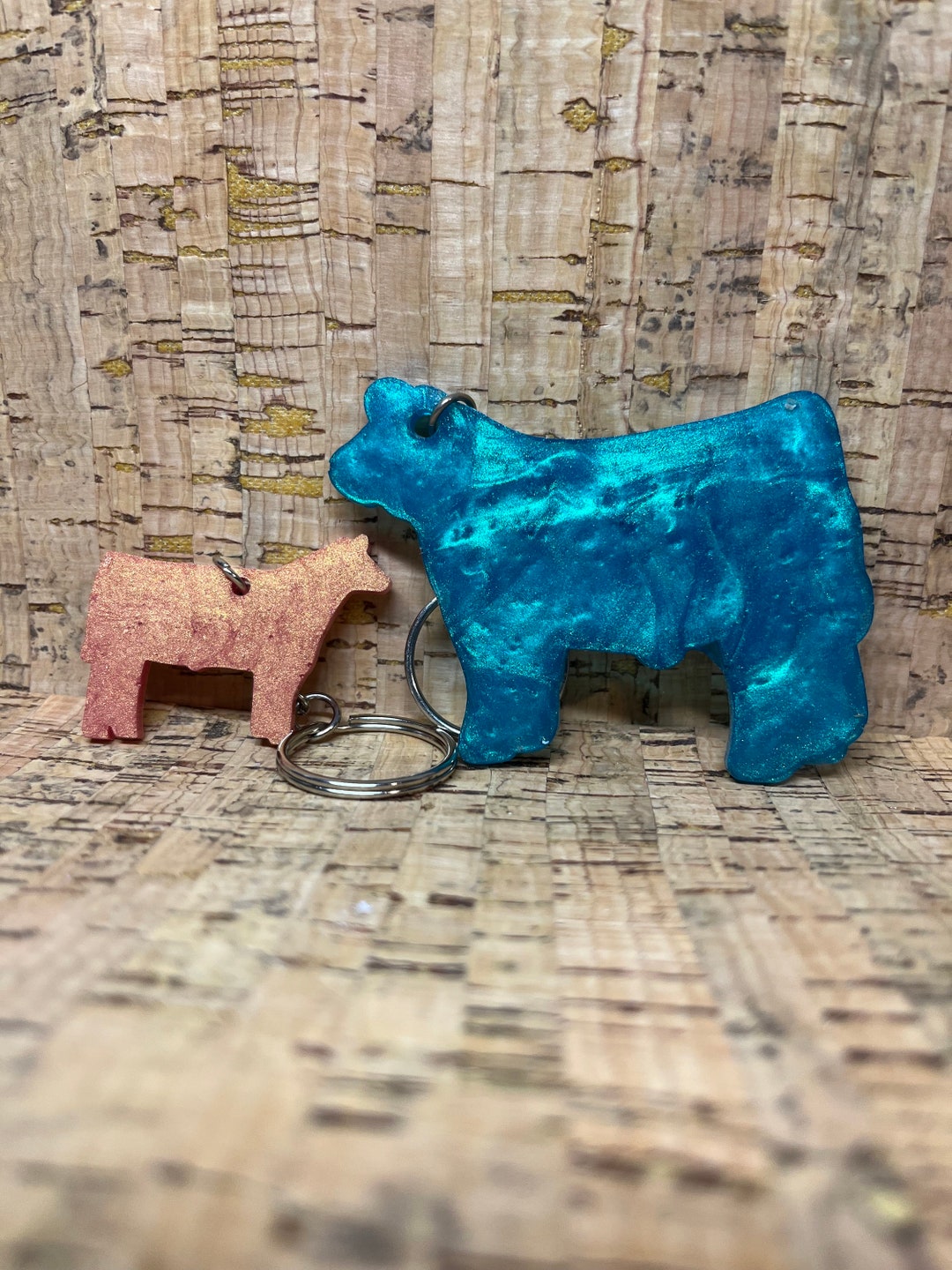 Show Steer Keychain - More Colors Available! - 4H/FFA Livestock ...