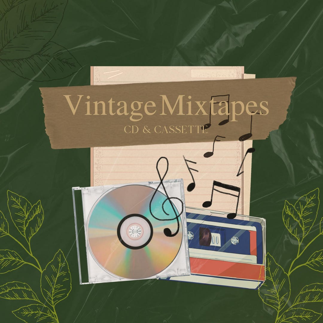 Custom Vintage Mixtapes (cassettes and Cds) - Etsy