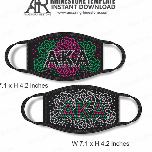 Bling AKA Rhinestone & Rhinestuds Mask - Etsy