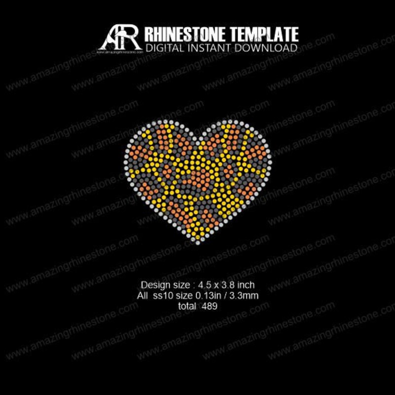 Rhinestone Template - Etsy
