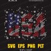 USA Flag Rhinestone Template Svgpng Instant Download File - Etsy