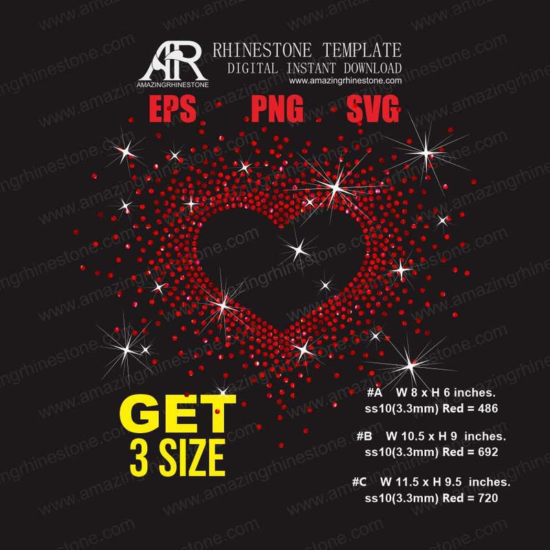 Rhinestone Svg - Etsy