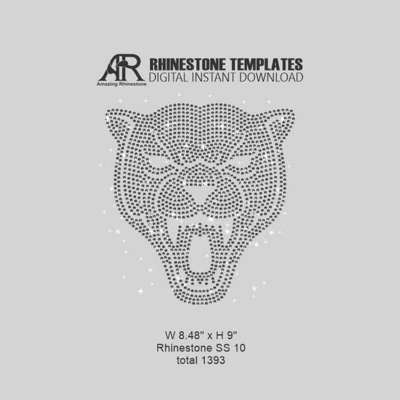 Rhinestone Digital Instant Download File Svg Eps Png, Cut File, Dot Art ...