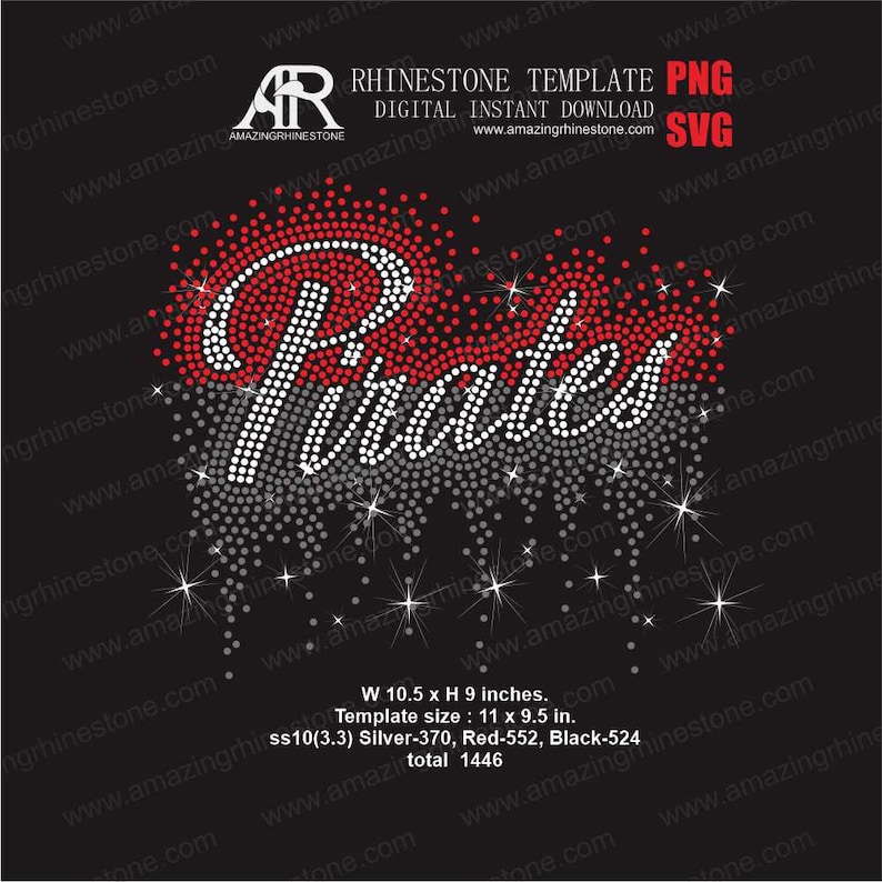 Pirates Rhinestone Template Digital Instant Download, Cut File Svg. - Etsy