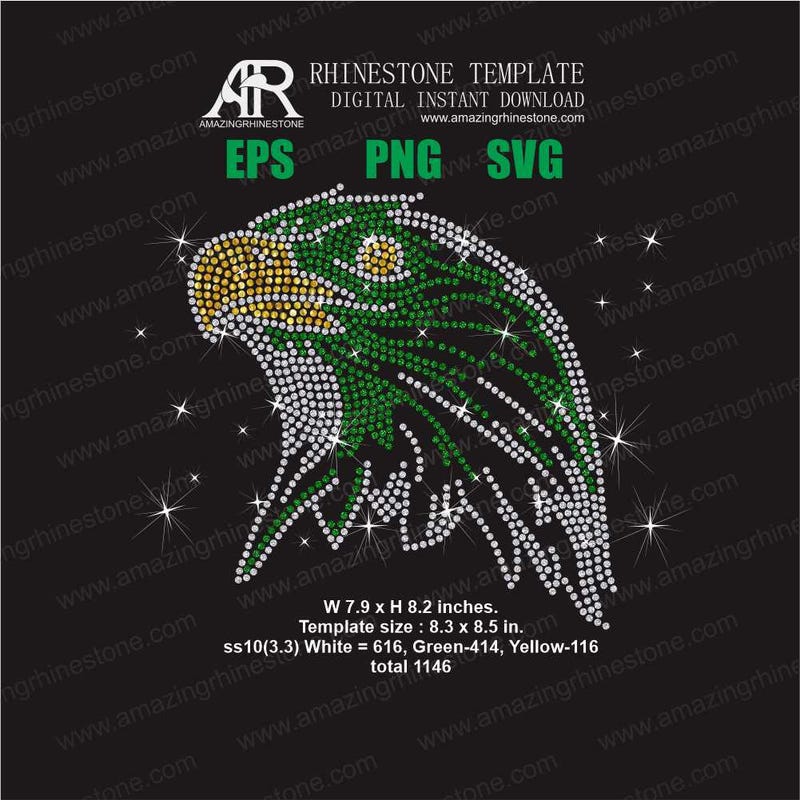 Eagles Rhinestone - Etsy