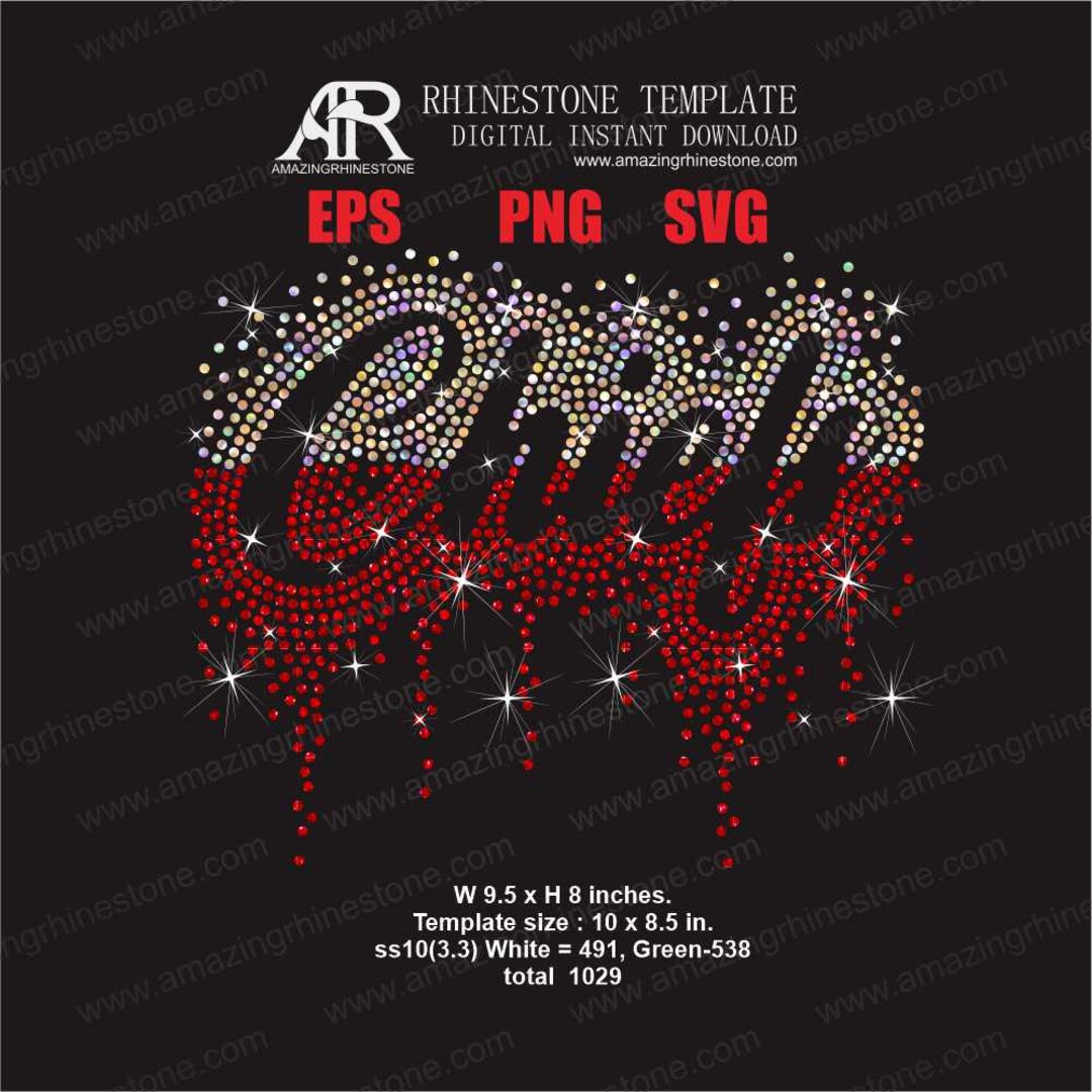 Chiefs Rhinestone Template Digital Instant Download, Cut File Svg, Eps ...