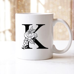 Floral Alphabet Svg, Floral Letter K Svg, Floral Alphabet K Svg ...