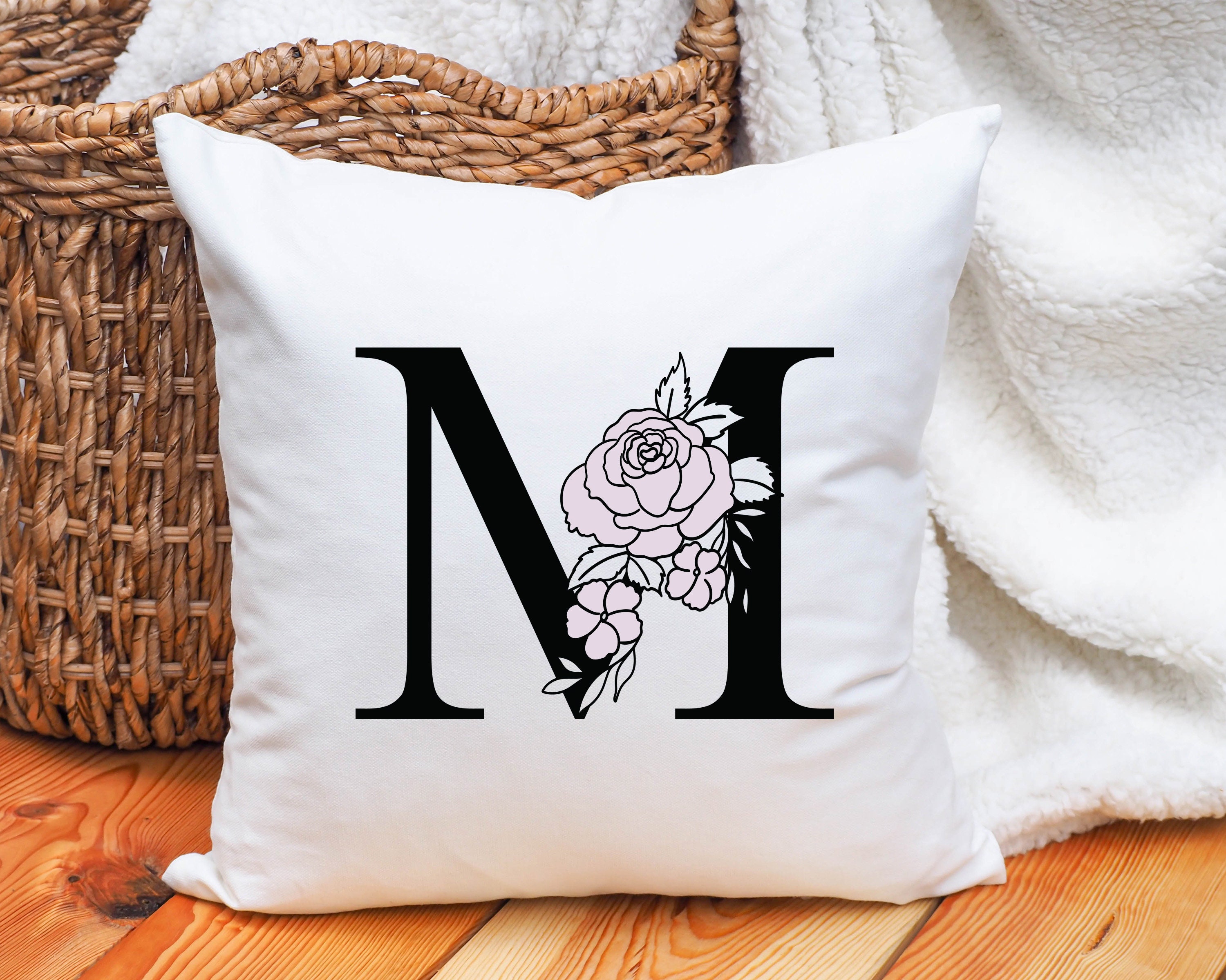 Floral Font Svg Floral Letter M Svg Floral Alphabet M Svg - Etsy Canada