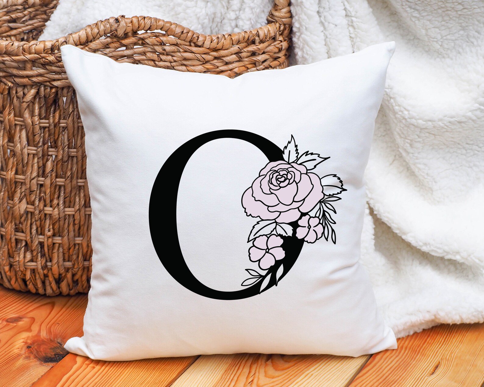 Flower Alphabet svg Floral Letter O svg Floral Alphabet O | Etsy