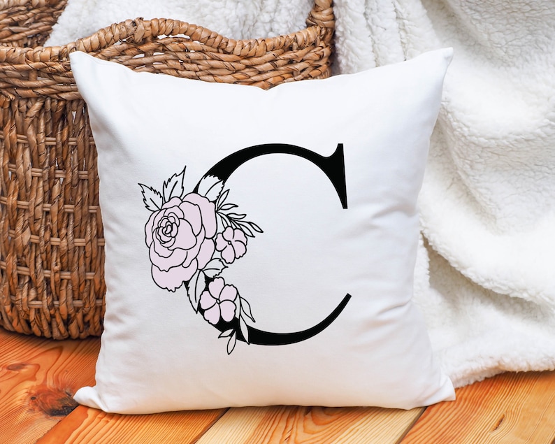 Floral Font Svg Floral Letter C Svg Floral Alphabet C Svg - Etsy