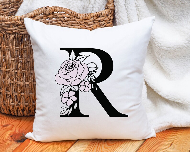 Floral Alphabet Svg, Floral Letter R Svg, Floral Alphabet R Svg ...