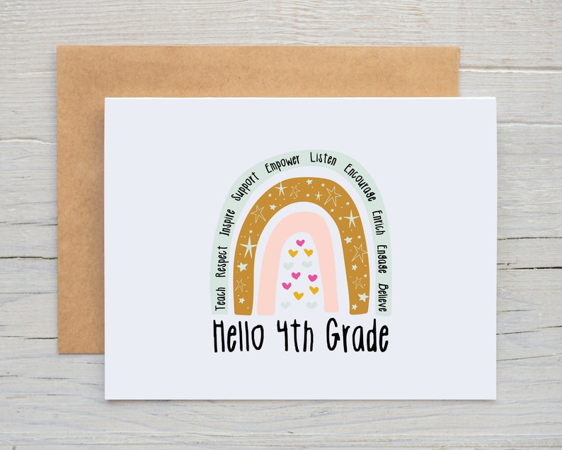 Hello 4th Grade Svg Hello Fourth Grade Svg Fourth Grade | Etsy