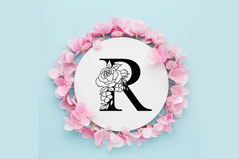 Floral Alphabet Svg Floral Letter R Svg Floral Alphabet R - Etsy Canada