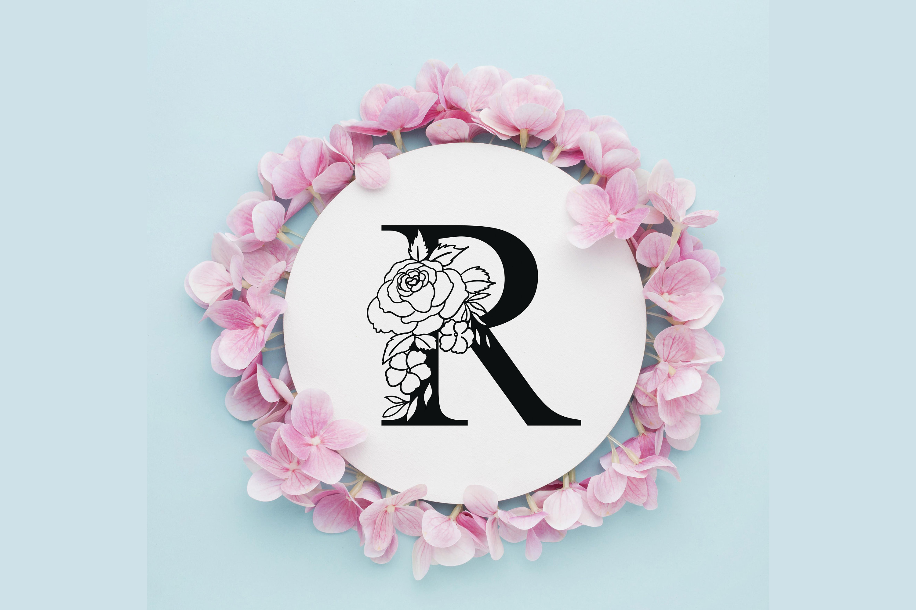 Floral Alphabet Svg Floral Letter R Svg Floral Alphabet R - Etsy Canada