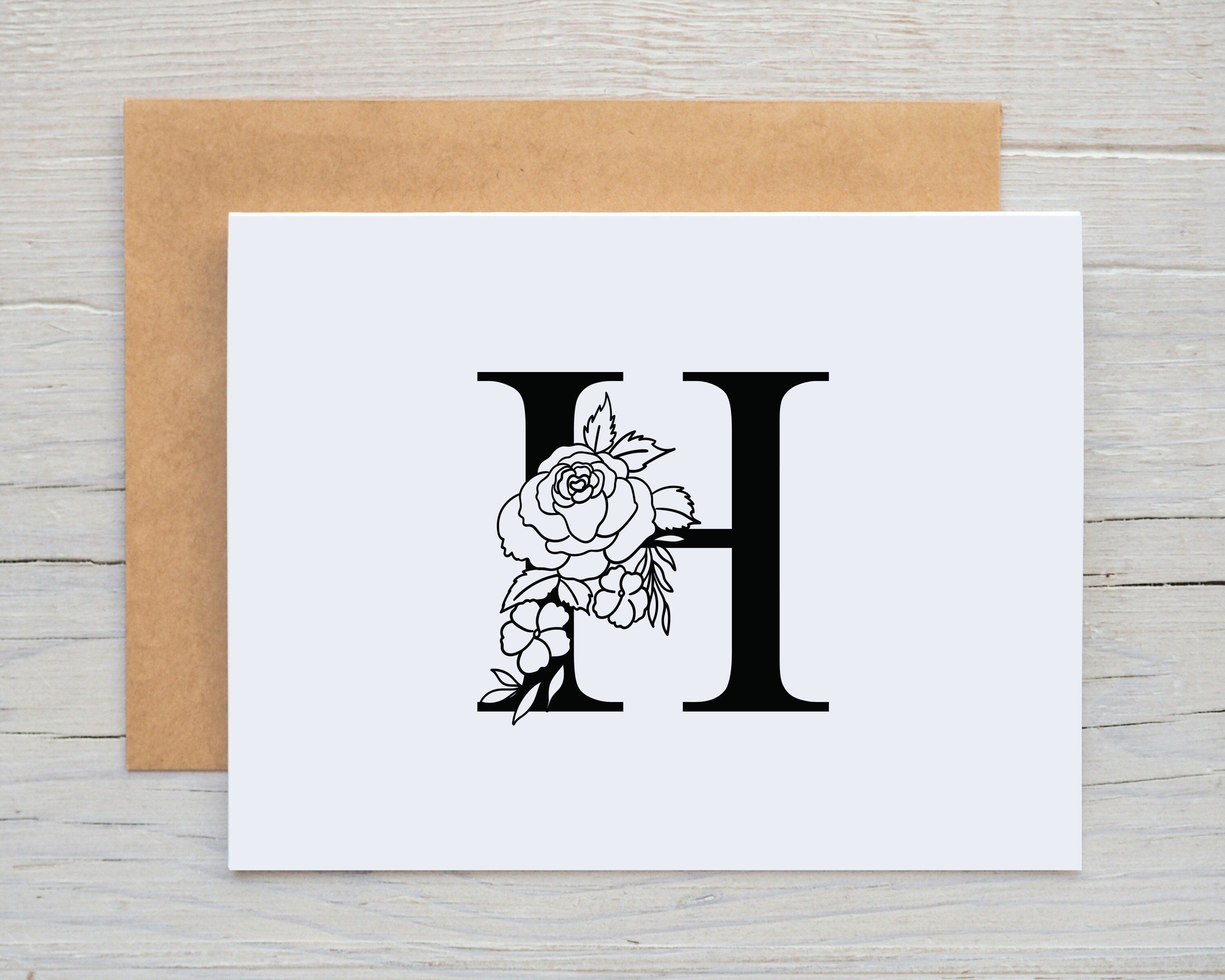Floral Font Svg Floral Letter H Svg Floral Alphabet H Svg - Etsy UK