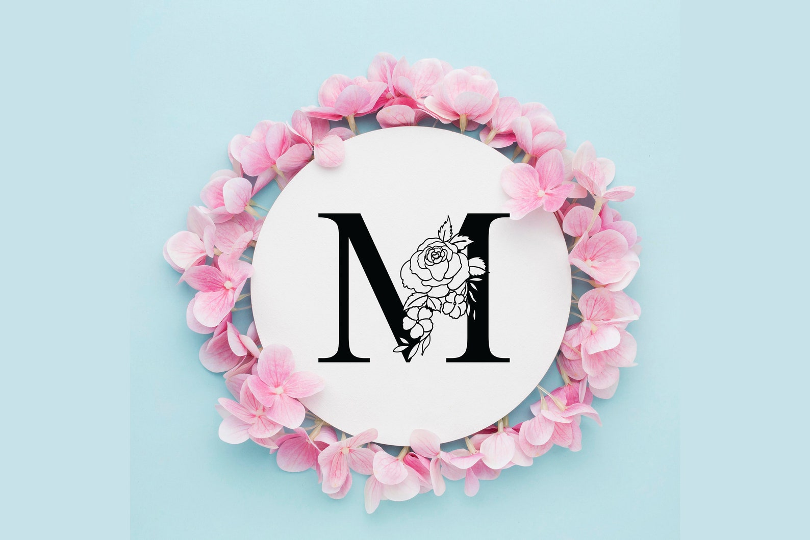 Floral Font Svg Floral Letter M Svg Floral Alphabet M Svg - Etsy Canada