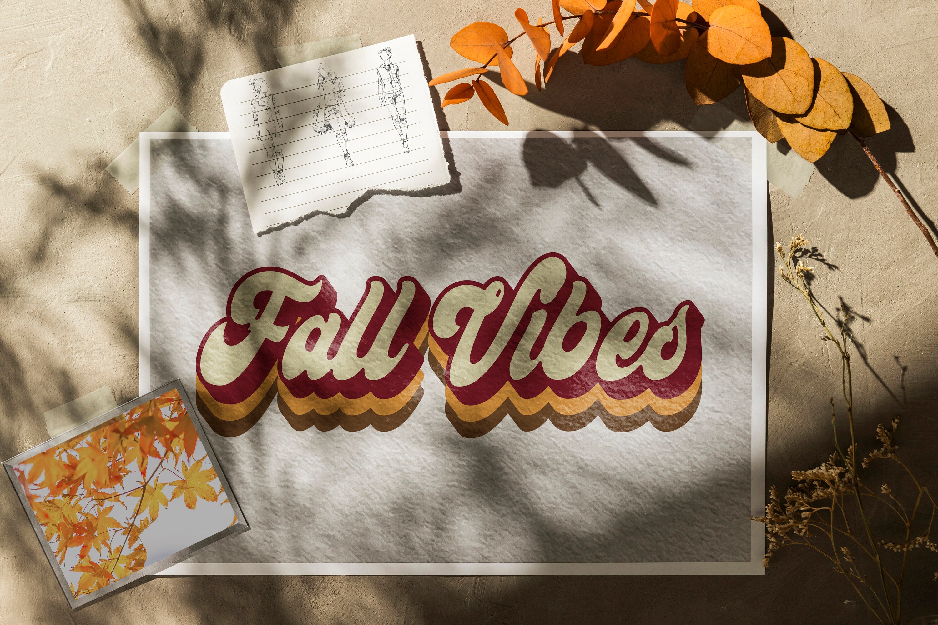 Fall Vibes Svg, Retro Fall Vibes, Fall Vibes, Retro Fall Svg, Fall Sign ...