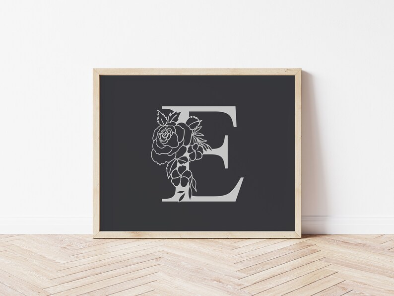 Flower Alphabet Svg Floral Letter E Svg Floral Alphabet E - Etsy Canada