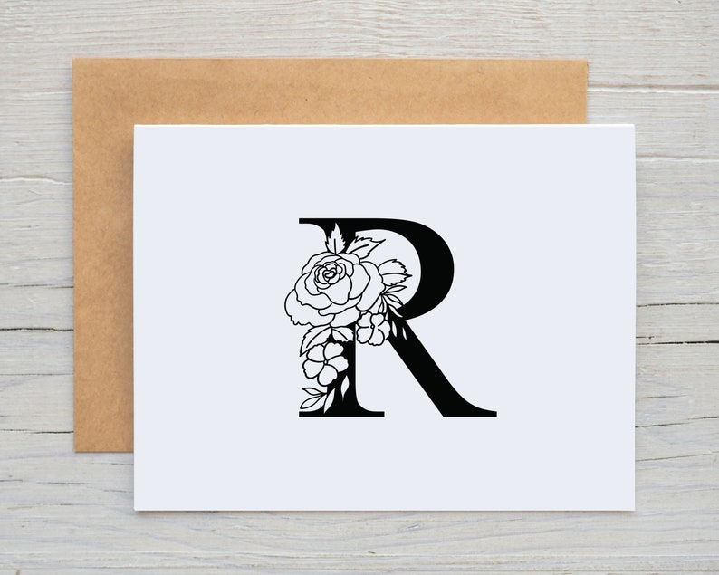 Floral Alphabet Svg Floral Letter R Svg Floral Alphabet R - Etsy Canada