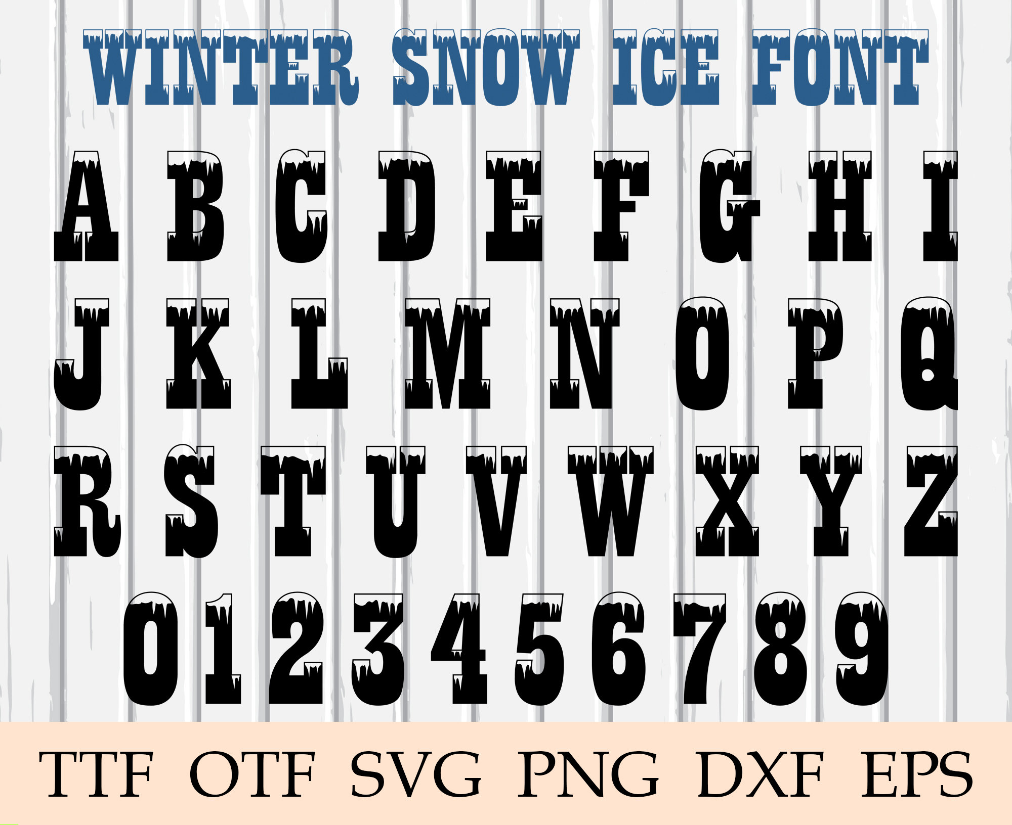 Winter Snow Ice Font Svg Ice Font Svg Snow Font Winter Snow - Etsy Canada