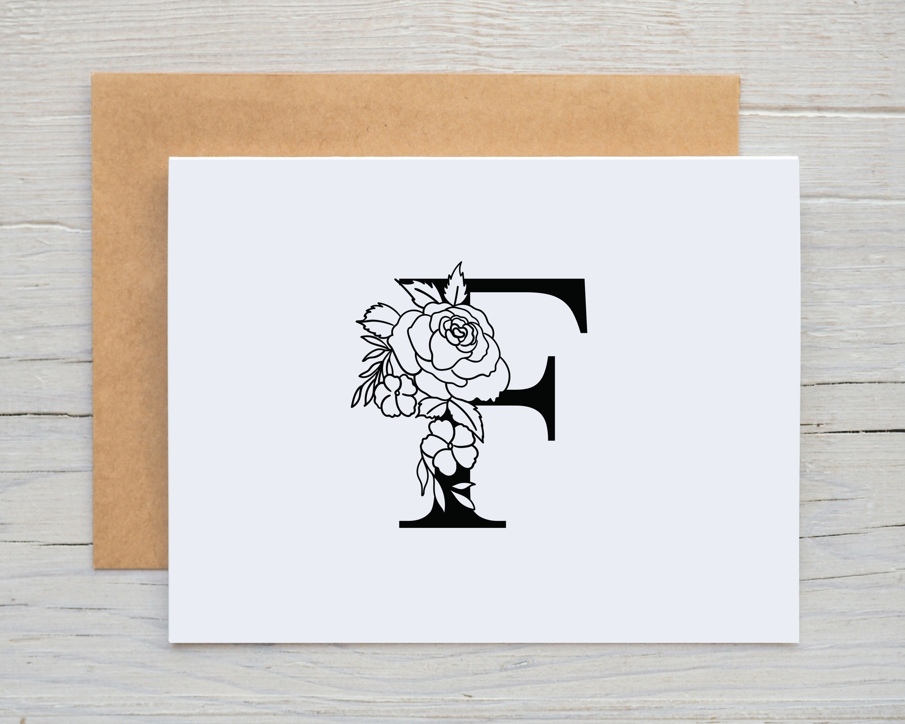 Floral Alphabet Svg, Floral Letter F Svg, Floral Alphabet F Svg ...